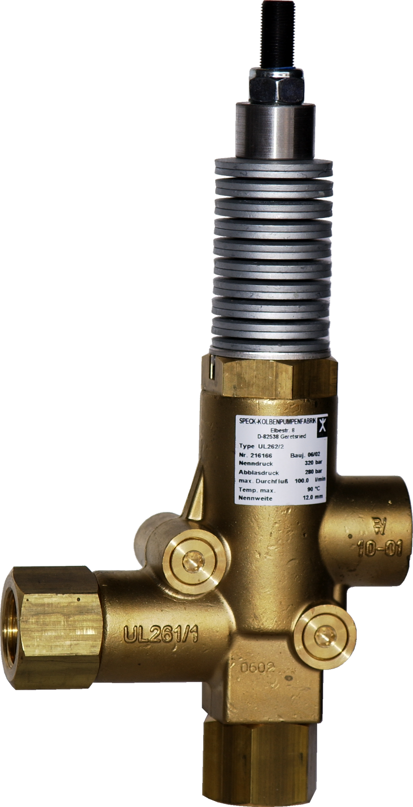 UL262 Unloader Valve – SPECK Pumps (UK) Ltd